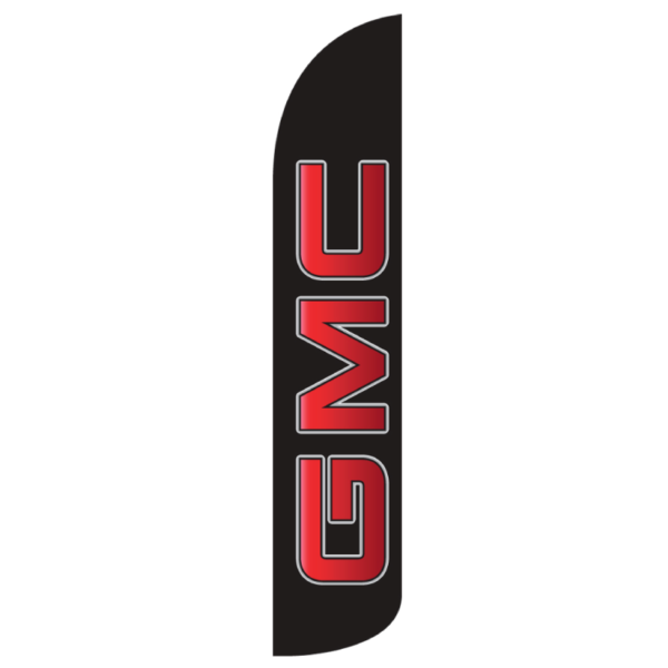 GMC Wind-Free Feather Flag - 3 Day Flags