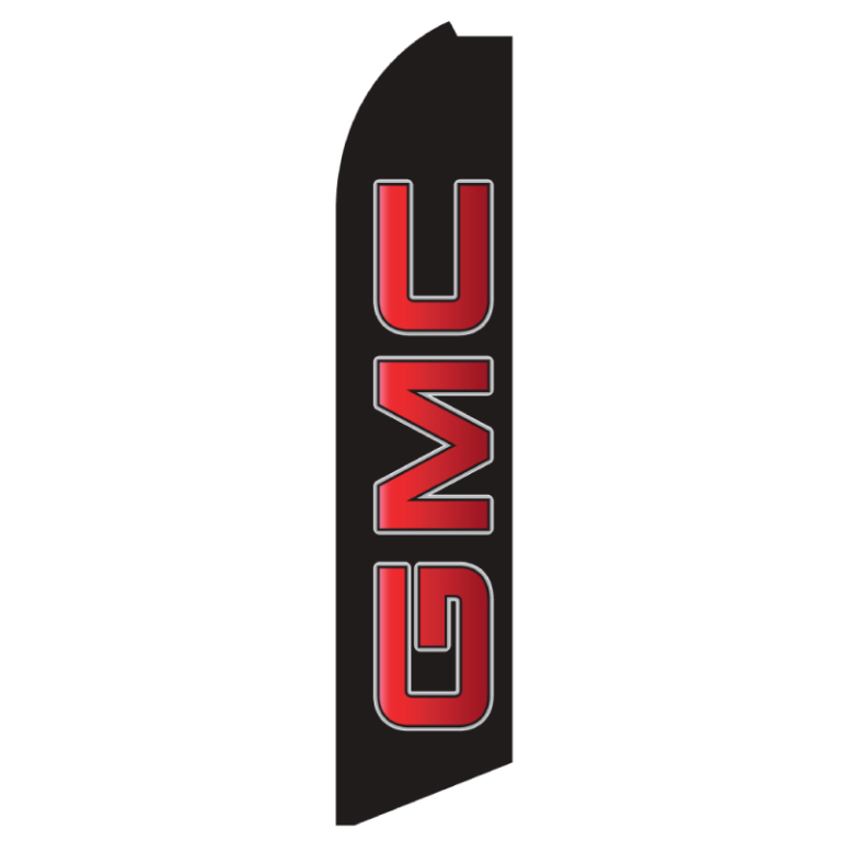 GMC Swooper Feather Flag - 3 Day Flags