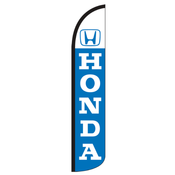 Honda Wind-Free Feather Flag - 3 Day Flags