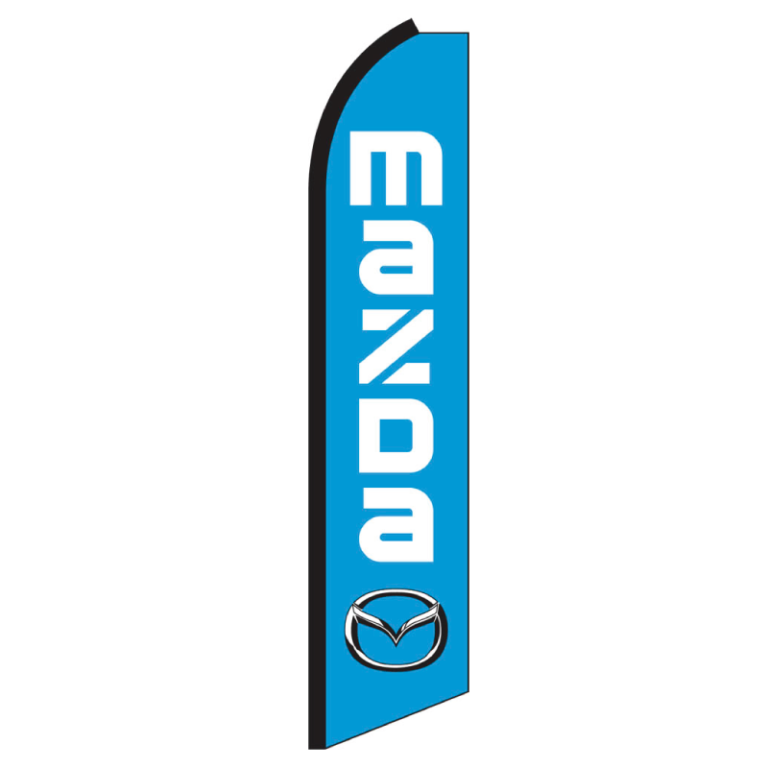 Mazda Swooper Feather Flag - 3 Day Flags