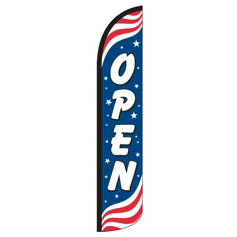 Open Feather Flags - 3 Day Flags